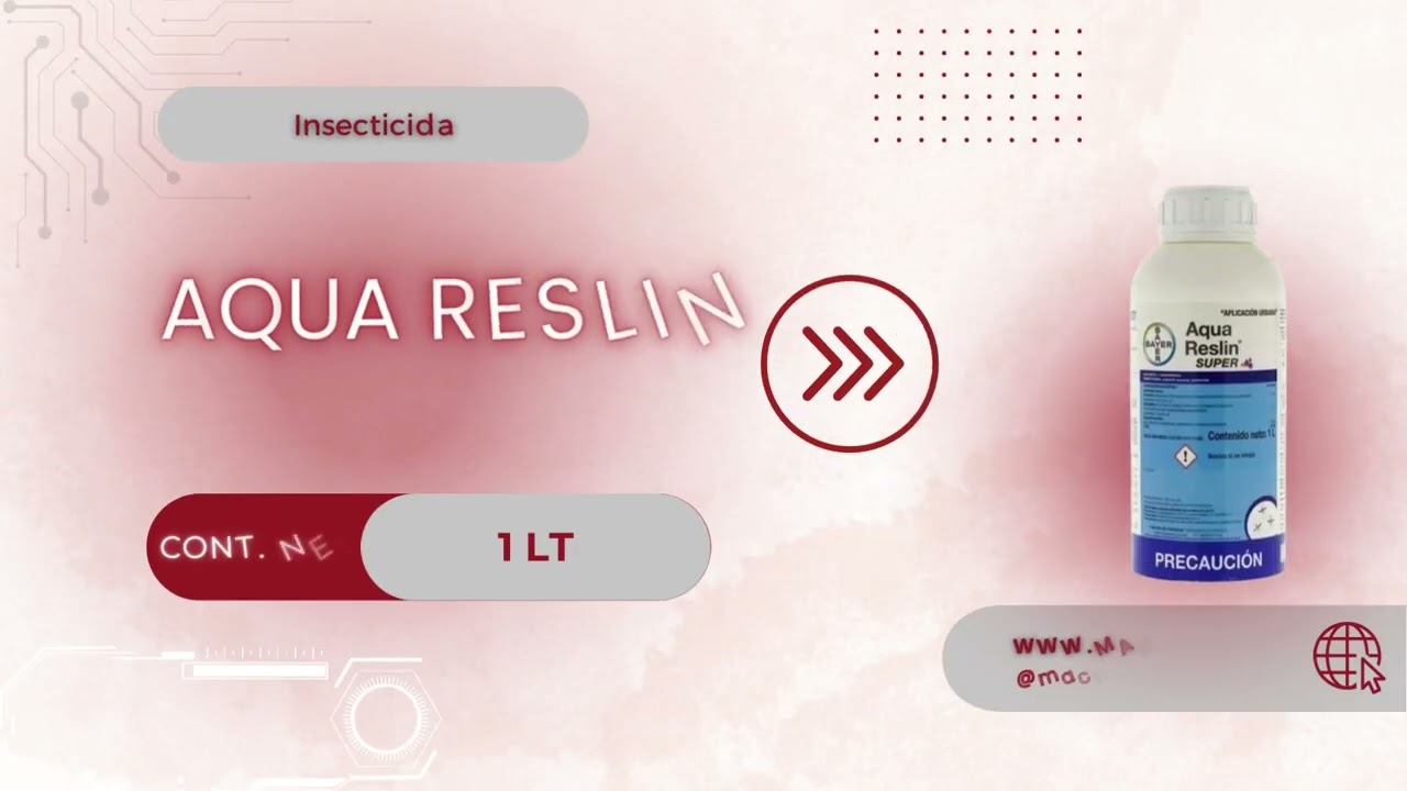 Aqua Reslin Super 1 L Insecticida Para Nebulizar Con Agua