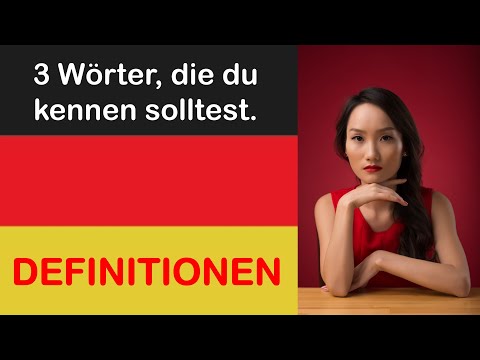 💥3 Wörter, die du kennen solltest.💥080💥DEFINITIONEN