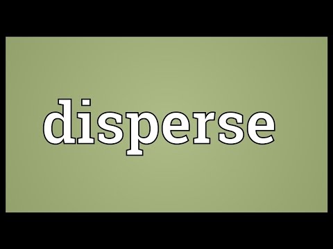 Disperse Meaning