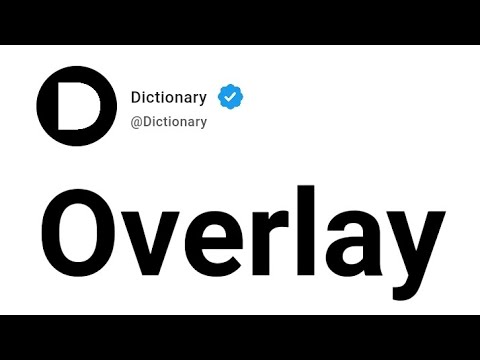 Overlay Meaning In English