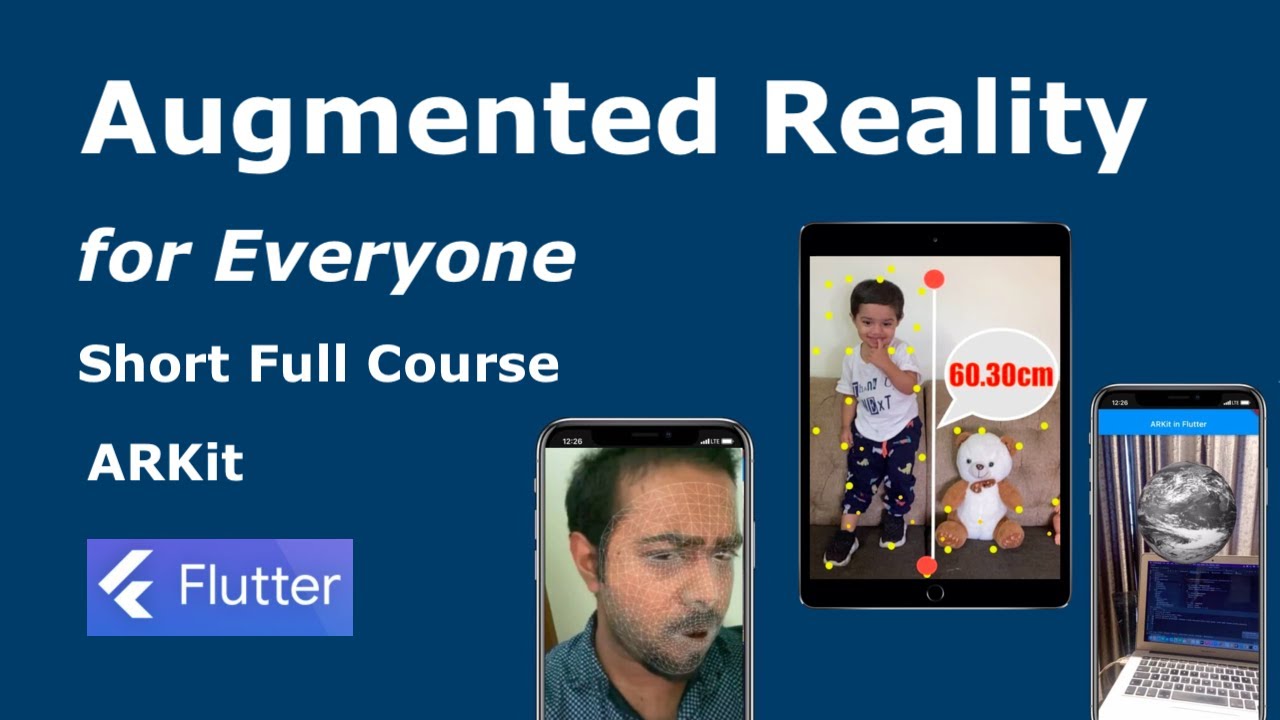 Build first AR App in Flutter : ARKit Full course in Flutter | Create Text in AR Camera Episode: 1