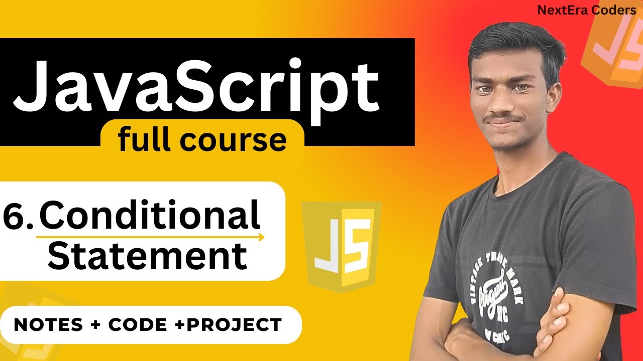 MASTER JavaScript Conditional Statements! | If, If else, elseif, switch statement |JS Tutorial.