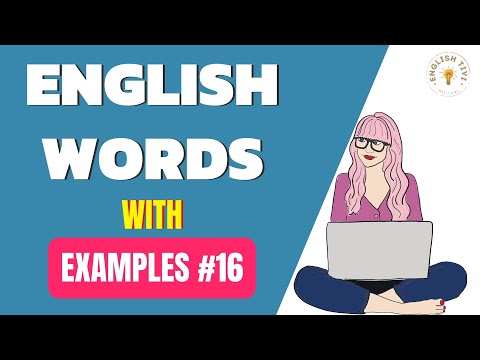 English Words With Examples | English Vocabulary Words with Meaning | Lesson 16 ✔