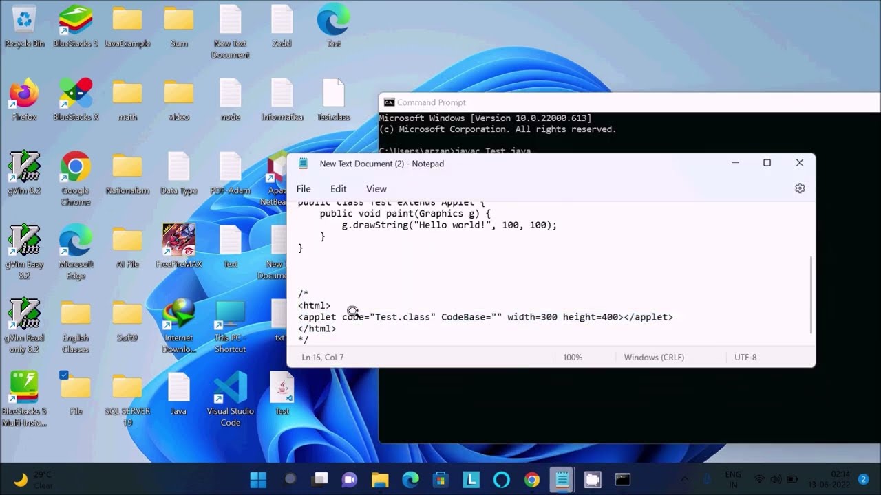 How to run First Applet Program in Java