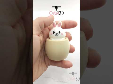 🥚 Cutie3D Twisty Clicker Easter Bunny In An Egg - Cute Bunny Easter ...