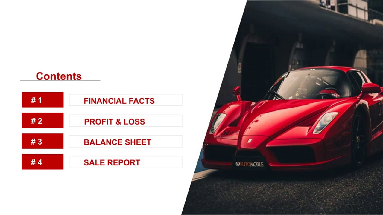 Car Showroom Presentation template