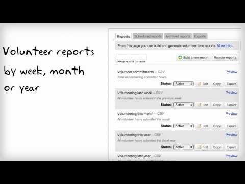 LGL features - Track volunteers