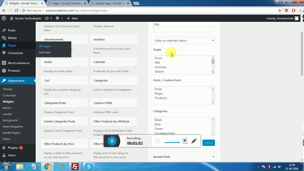 How to Install WordPress Hide Show Widget
