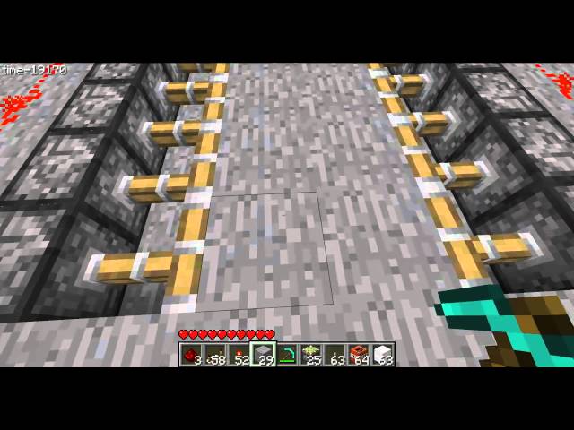 Effective Hidden trap using pistons. Minecraft Map