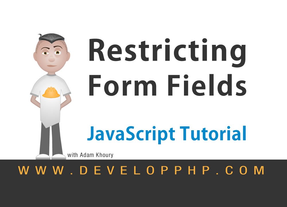 Restrict Text Input Characters HTML JavaScript Tutorial