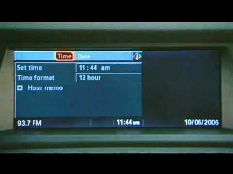 X5 - Setting the Clock Owner's Manual