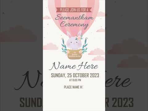 baby shower invitation template 1