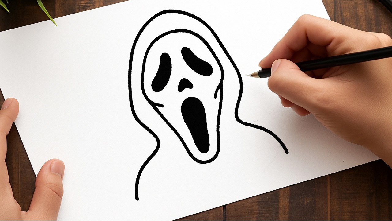 Ghostface (how to draw)