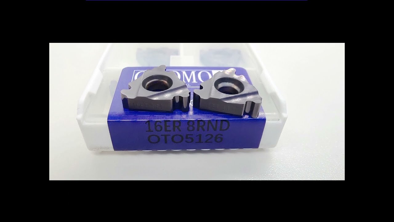 16ER 8RND External round  threading inserts, (DIN 405).