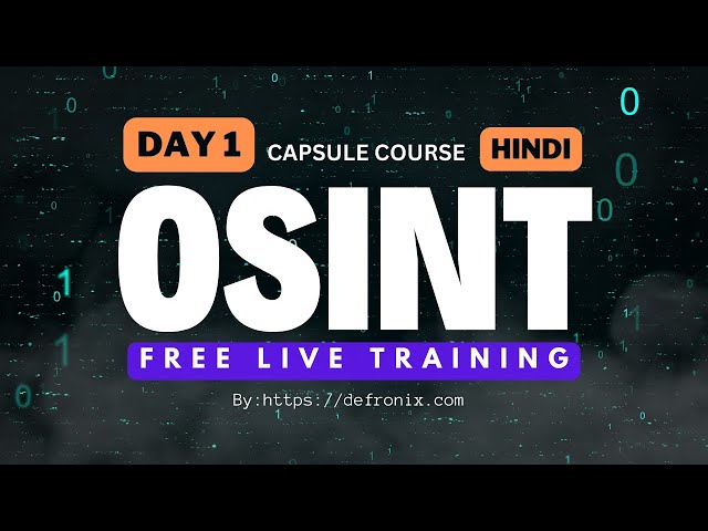 Understanding Open Source Intelligence: A Comprehensive Guide from Day-1 OSINT Training | Galaxy ...