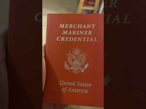 So stoked about this! Merchant Mariners license!