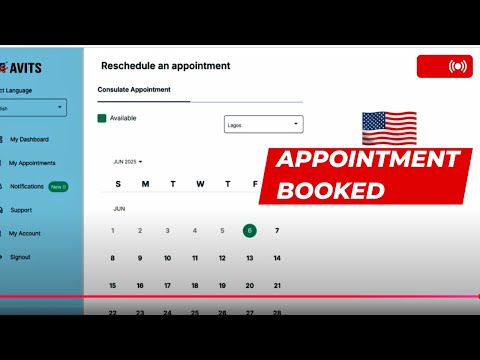 How to Reschedule Appointment Date on US Embassy AVITS Appointment Portal