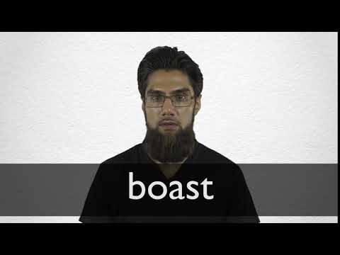 How to pronounce BOAST in British English