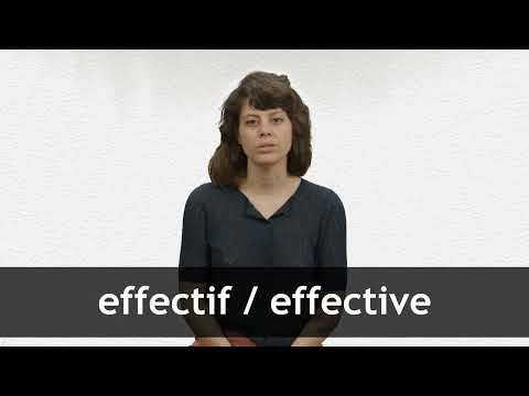 English Translation of “EFFECTIF” | Collins French-English Dictionary