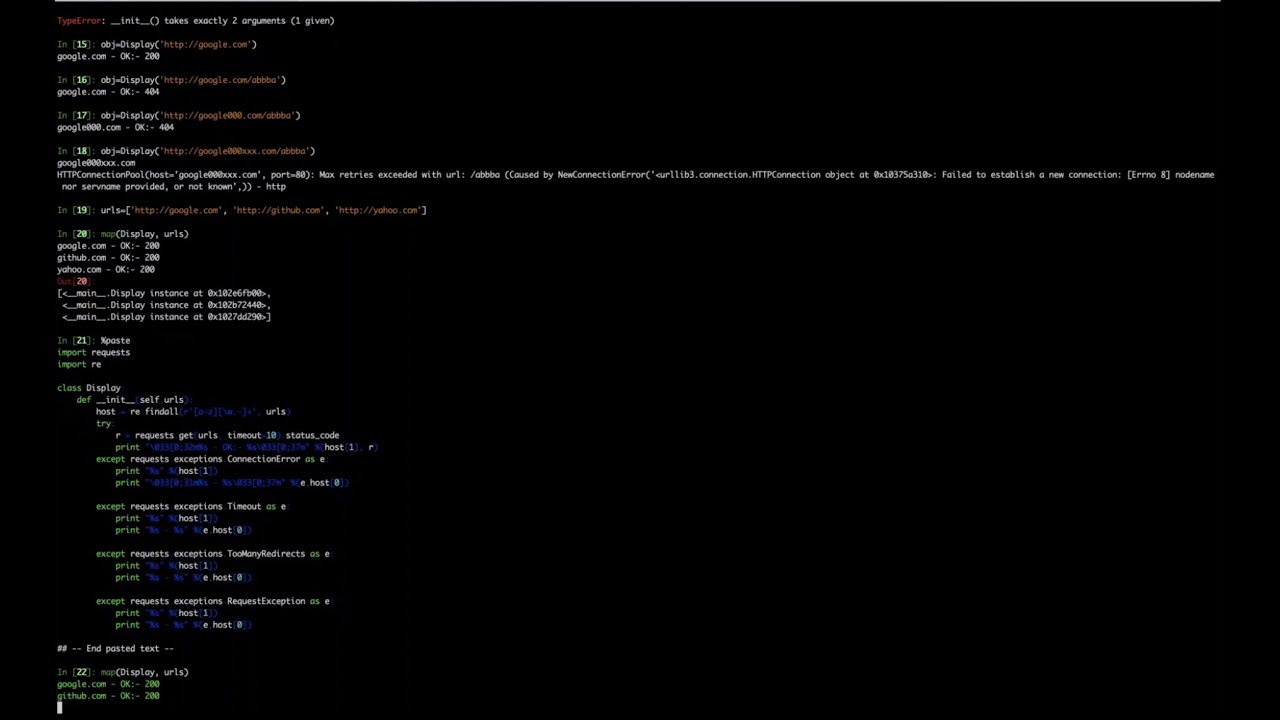 Python Requests HTTP library to retrieve HTTP status code.