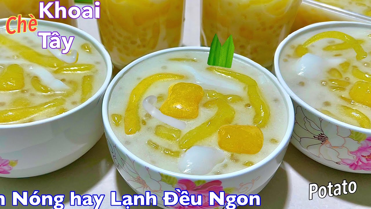 Mách bạn cách nấu Chè Khoai Lang với Bột Năng - Món ngon đơn giản cho ...