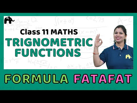 Trignometric Functions | Class 11 Maths Formulas chapter wise | CBSE NCERT #FormulaFatafat