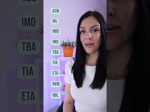 Abbreviations you should know