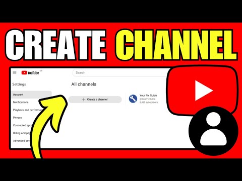 How To Create Another YouTube Channel With The Same Email