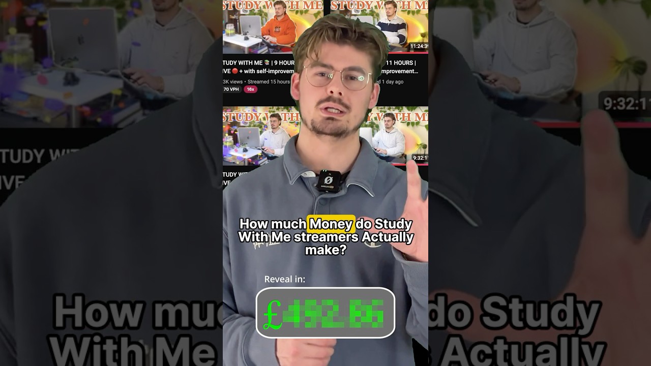 StudyWithMe: How much MONEY does it make? (my income $$) #studywithme