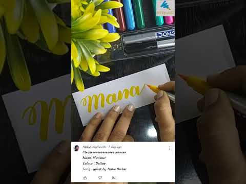 calligraphy of name manasvi #trending #viralshorts #youtube #shorts #calligraphy #calligraphyart#art
