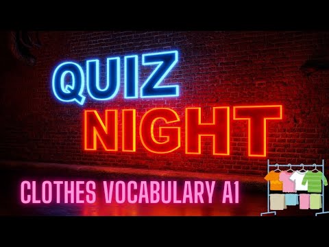 Quiz/Clothes Vocabulary A1#createstudio#quiztime#quizshow#vocabulary