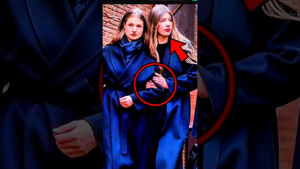 ¿Por qué la infanta Sofía siempre camina detrás de Leonor?