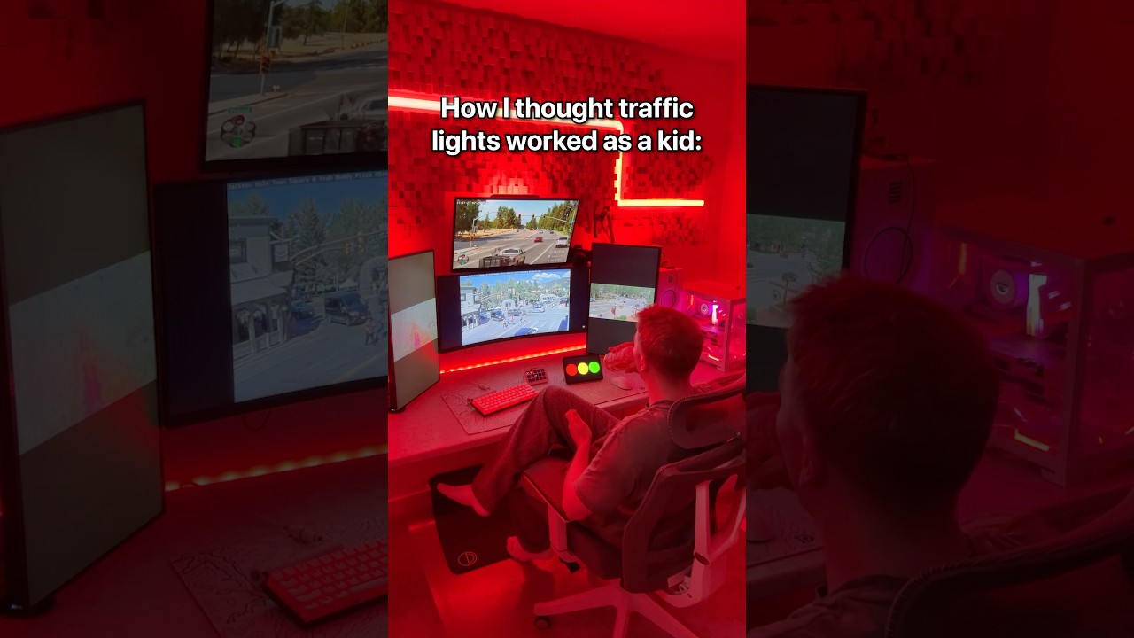 Traffic Lights As A Kid #Shorts