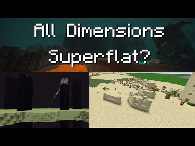 Flattened Dimensions Data Pack Collection Minecraft Data Pack