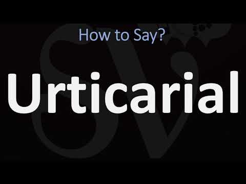 How to Pronounce Urticarial? (CORRECTLY)