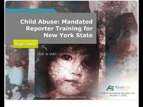 Course Preview: Child Abuse: Mandated Reporter Training in New York State