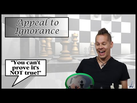 What is the appeal to ignorance? Logical Fallacies Explained #23