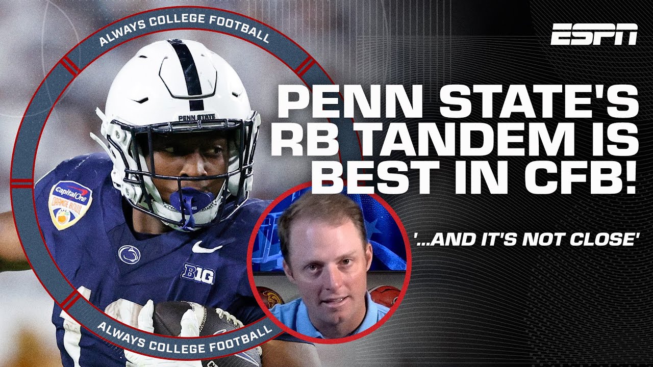Kaytron Allen OVER Nick Singleton?! 😮 Greg McElroy LOVES Penn State's RBs | Always College Football