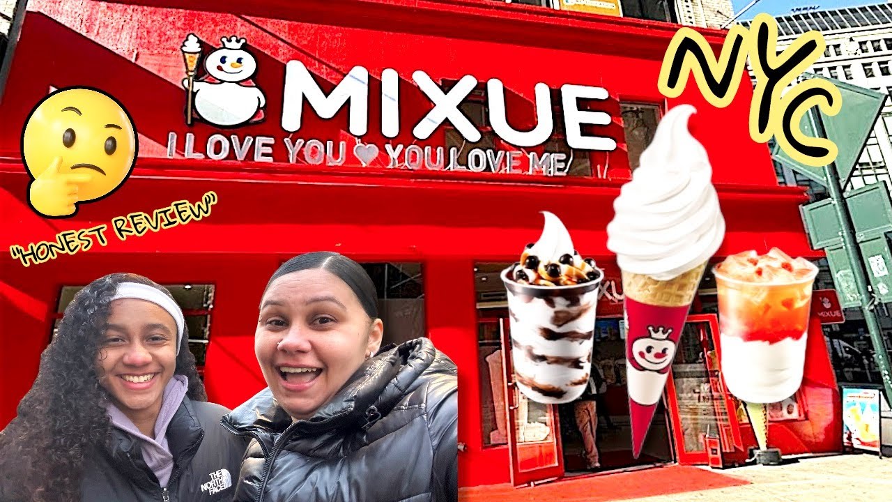 NYC’s CHEAPEST Ice Cream?! Mixue Ice Cream & Tea Review!