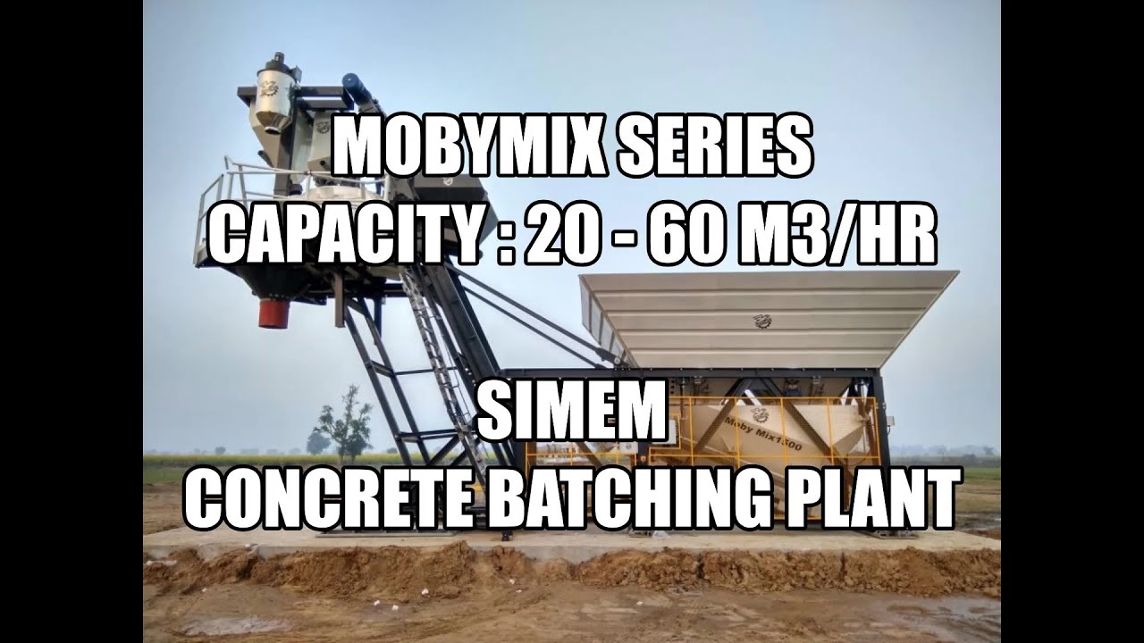 SIMEM | MOBYMIX | COMPACT MOBILE BATCHING PLANT