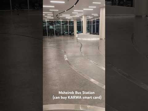 #karwa #qatartravel ( Msheireb bis station you could buy karwa smart card from here)