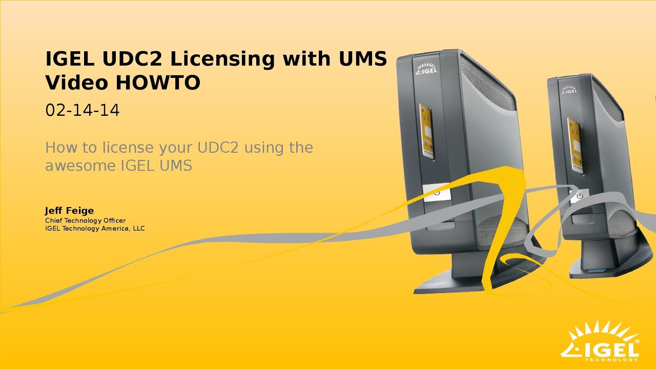 IGEL Installing a license file on UDC2 using the IGEL UMS