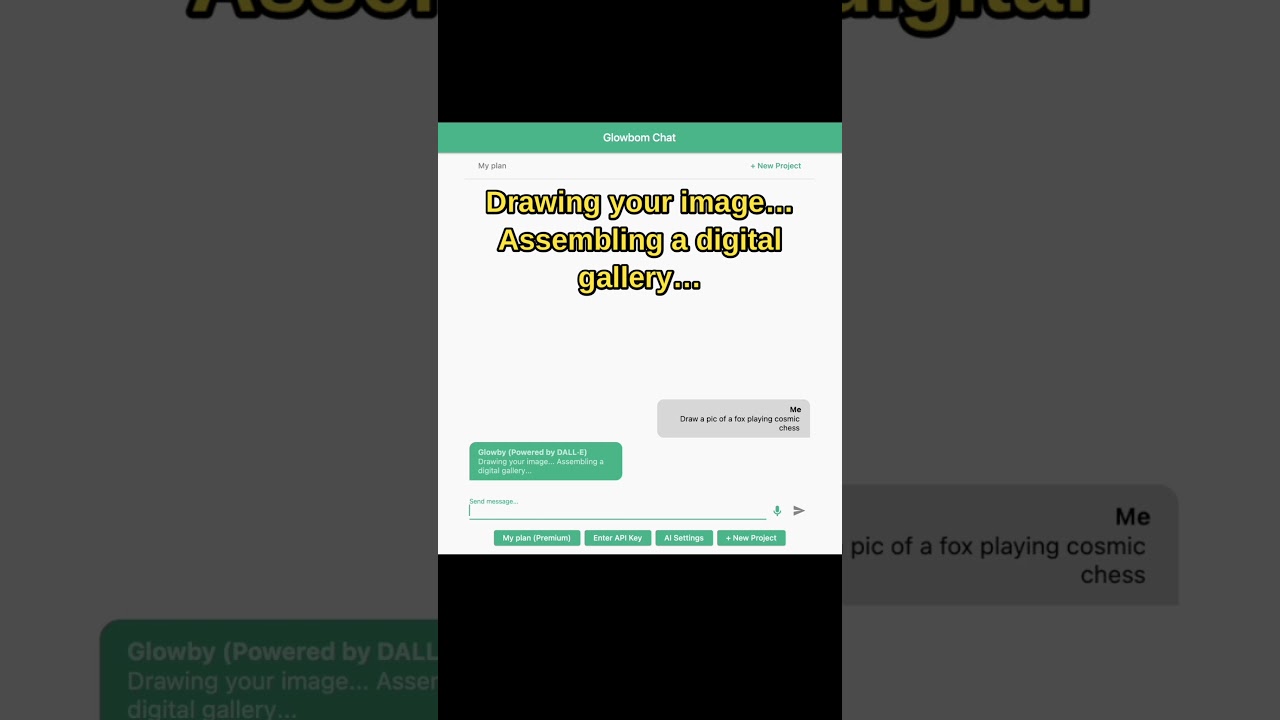 Glowby’s Cosmic Chess ♟️ (Image created with DALL·E) #AI #Art #Chess