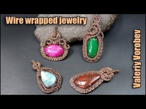 Handmade wire jewelry - wire wrap tutorials PDF.