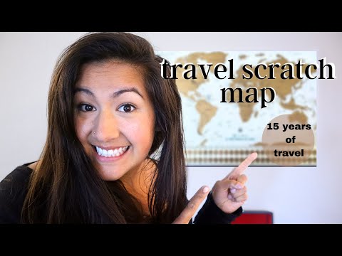 MY WORLD SCRATCH MAP | Every Country I've Visited! 15 years of travel!