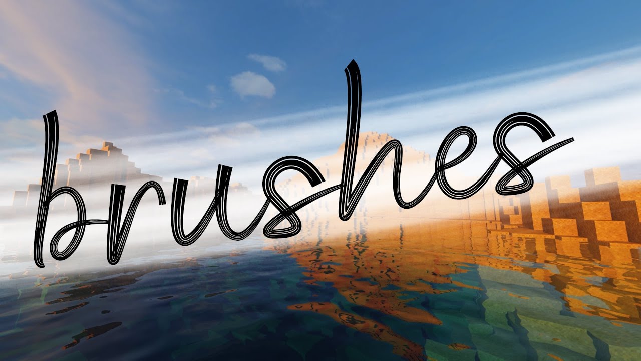 Brushes in World Edit are AMAZING | Minecraft #shorts