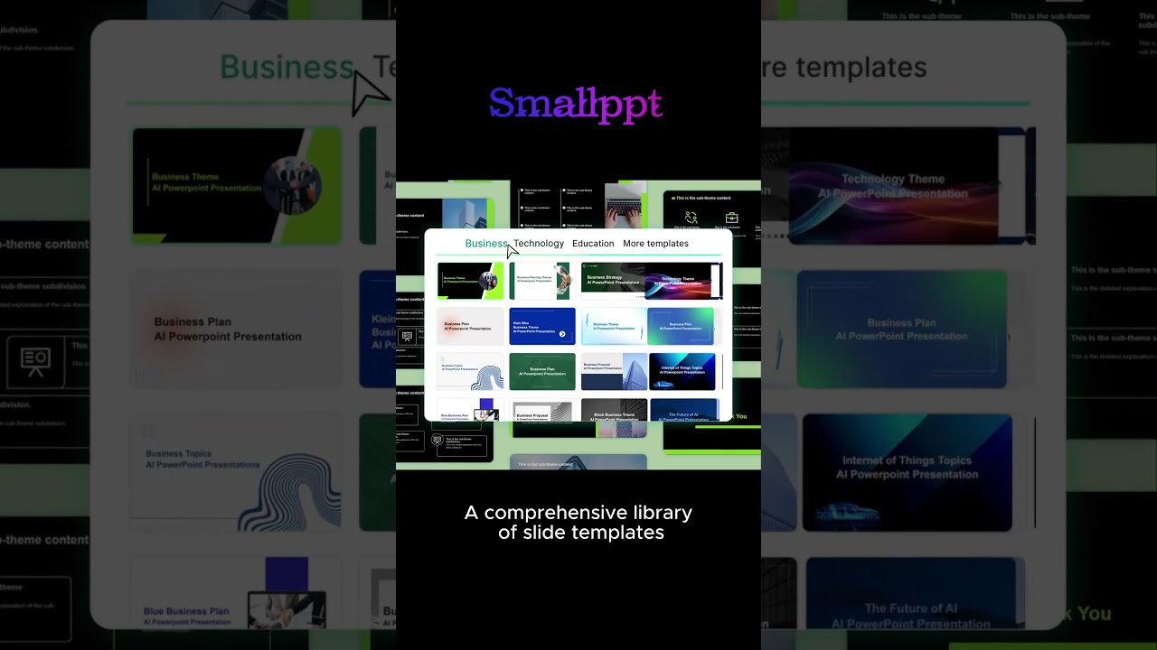 AI presentation design | Smallppt #presentationdesign  #presentationtips  #tips