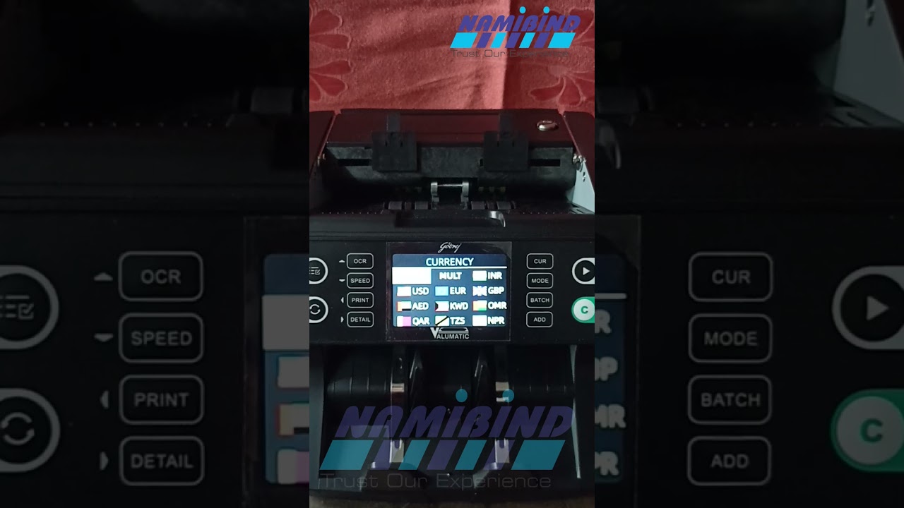 All Country Godrej Cash Counter with FAKE NOTE DETECTION | Money | Note Counting Machine #shorts