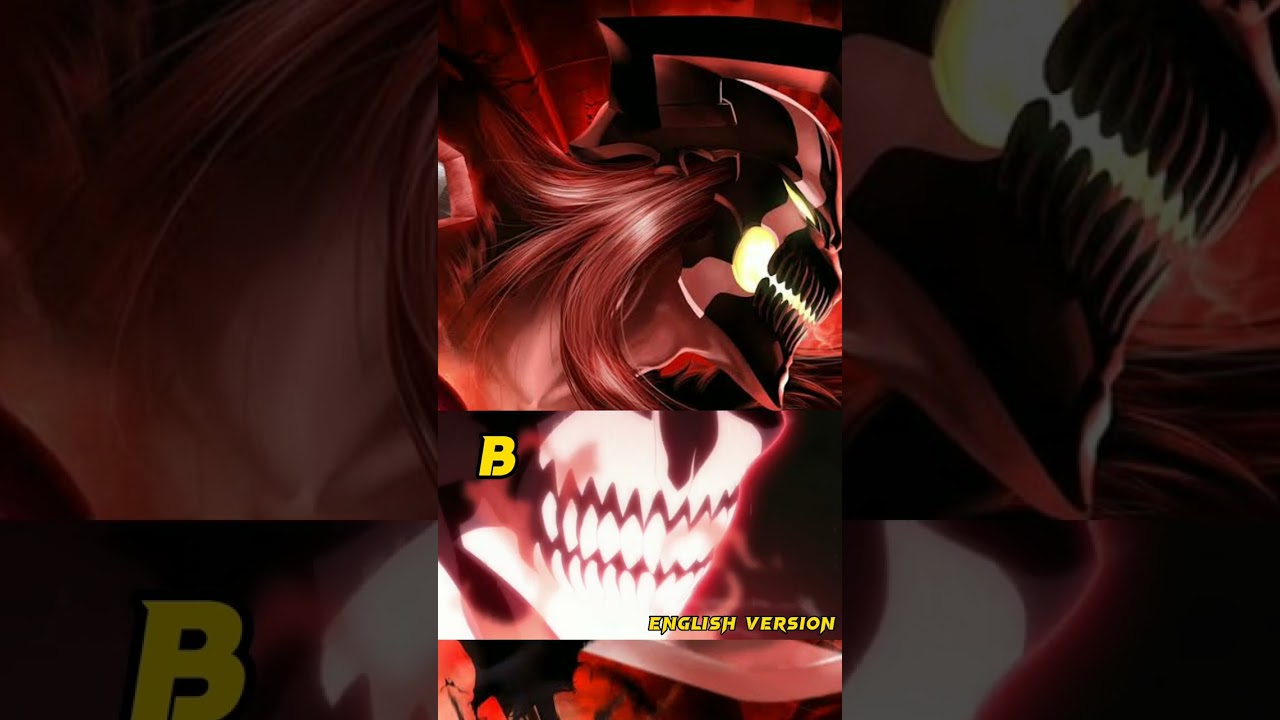 Which scream was scarier the dub or sub version? #shorts #anime #bleach