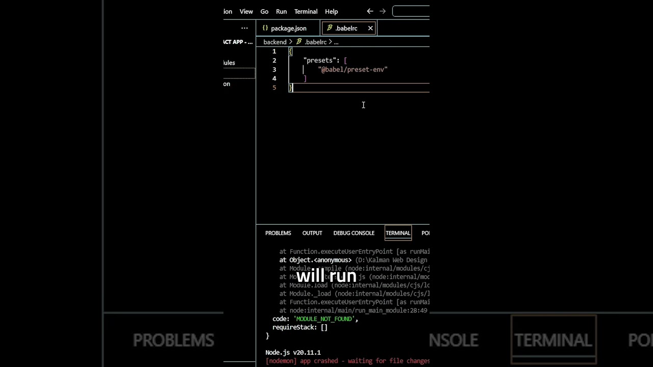 How to Use Babel with Node.js | Setup & Run Modern JavaScript